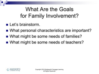 Chapter 17 The Family - Center Partnership | PPT