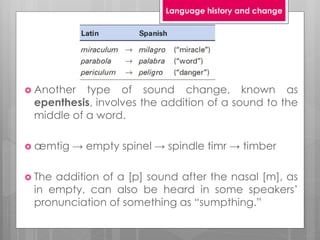 Chapter 17 language history and change | PPTX
