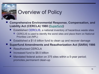 Chapter 17 Managing Hazardous Solid waste n waste site.ppt