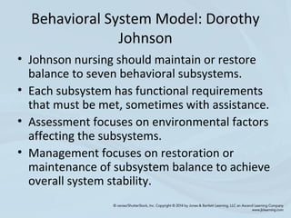 Chapter 17 models and theories focused on nursing goals and functions | PPT