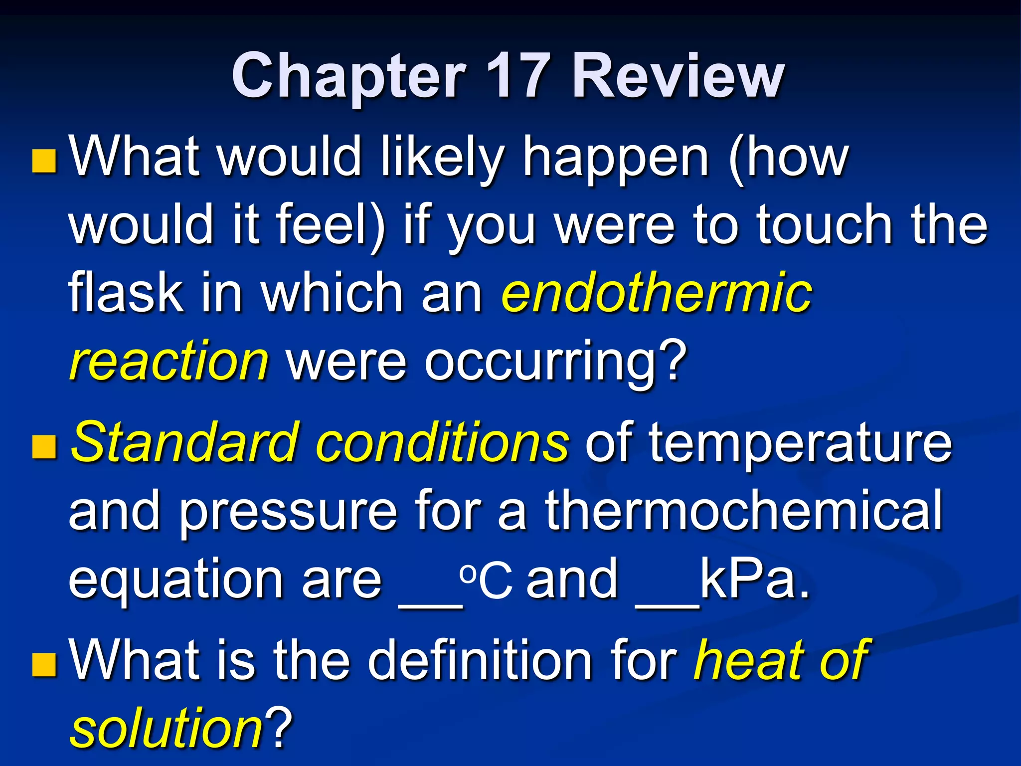 Chapter 17 review | PPT