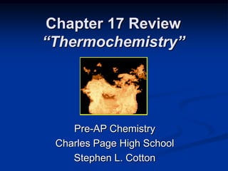 Chapter 17 review | PPTX