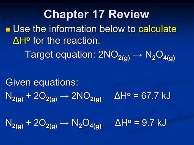 Chapter 17 review | PPT