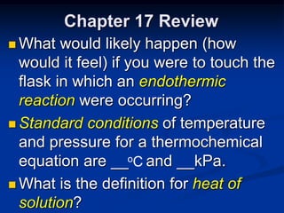 Chapter 17 review | PPT