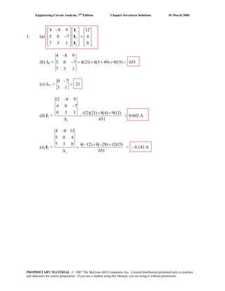 Chapter 17 solutions_to_exercises(engineering circuit analysis 7th) | PDF