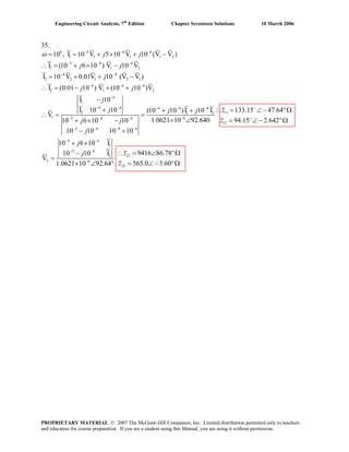 Chapter 17 solutions_to_exercises(engineering circuit analysis 7th) | PDF