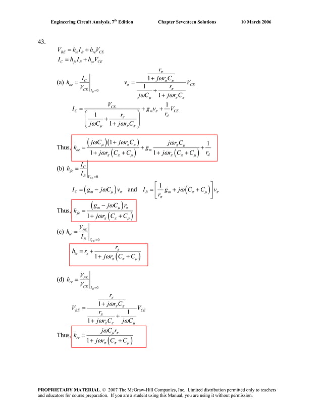 Chapter 17 solutions_to_exercises(engineering circuit analysis 7th) | PDF | Computer Networking ...