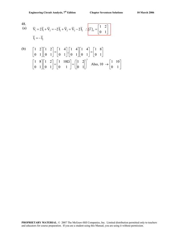 Chapter 17 solutions_to_exercises(engineering circuit analysis 7th) | PDF | Computer Networking ...