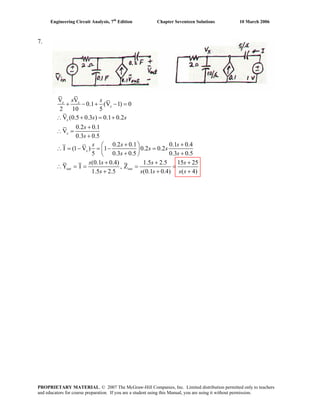 Chapter 17 solutions_to_exercises(engineering circuit analysis 7th) | PDF