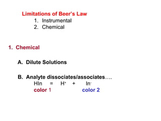 Chapter 17 spectroscopy | PPT | Chemistry | Science