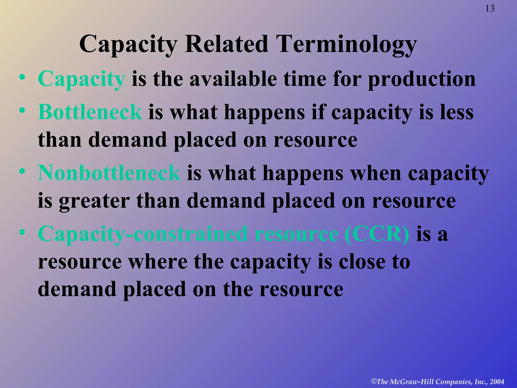 synchronous manufacturing and the theory of constraints | PPT