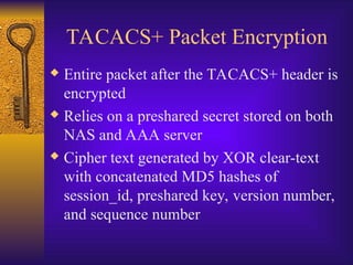 Chapter 17 TACACS+ introduction and description.ppt