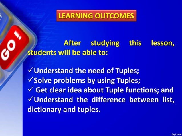 Chapter 17 Tuples | PPTX | Programming Languages | Computing
