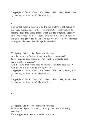 Chapter 17Understanding Research FindingsCopyright © 2 | PDF