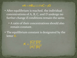 Chapter 18.1 : The Nature of Chemical Equilibrium | PPTX