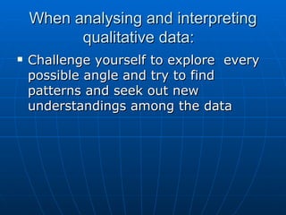 Emil Pulido on Qualitative Research: Analyzing Qualitative Data | PPT