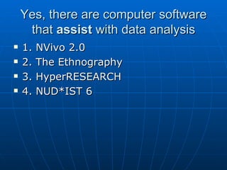 Emil Pulido on Qualitative Research: Analyzing Qualitative Data | PPT