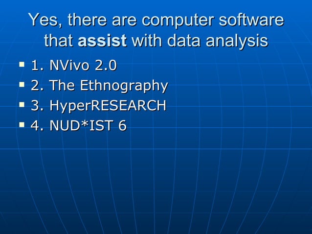 Emil Pulido on Qualitative Research: Analyzing Qualitative Data | PPT