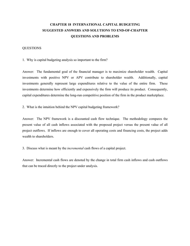 Chapter18 International Finance Management | PDF