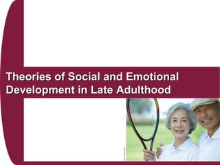 Late Adulthood Emotional Development