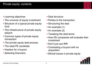 Private equity | PPTX