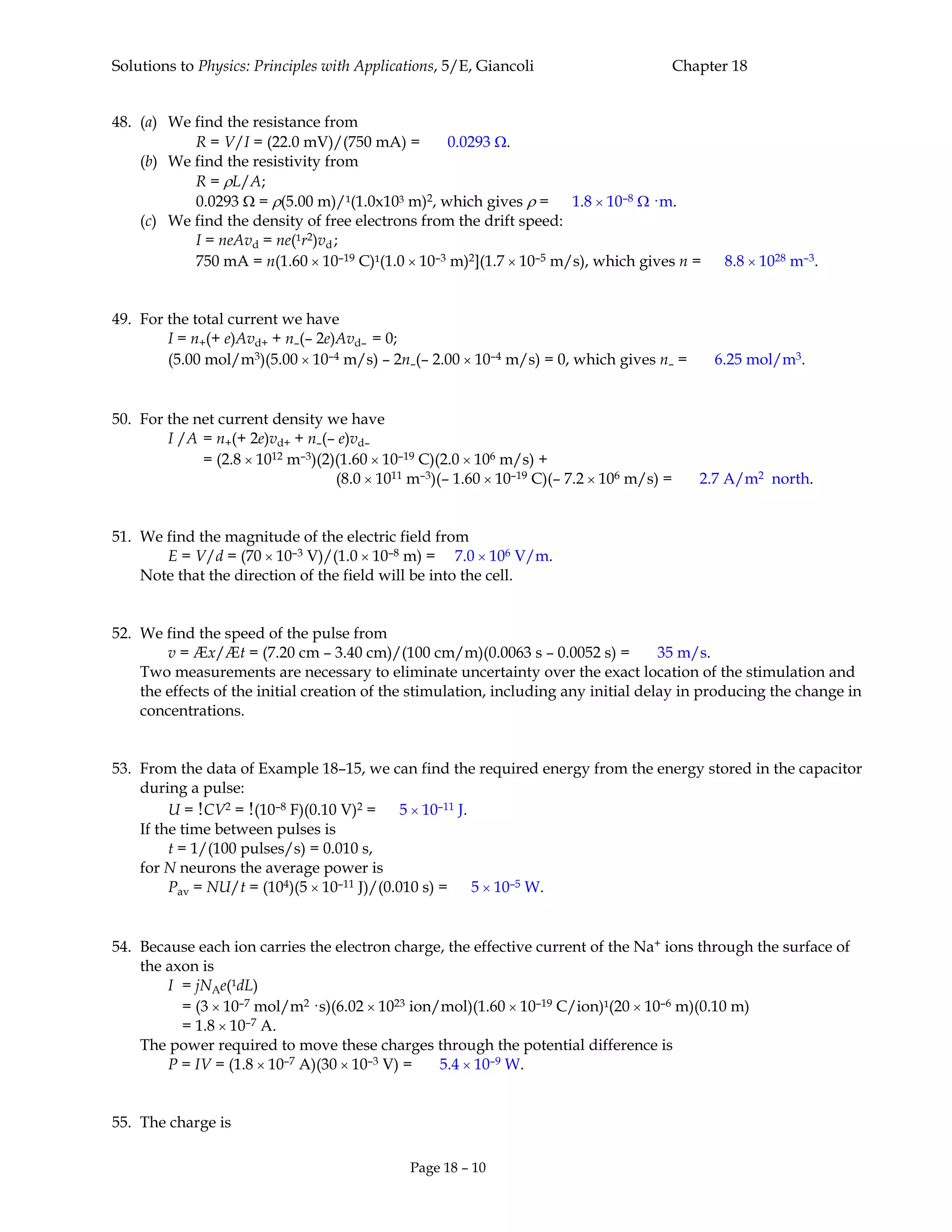 Chapter18 giancoli edisi 5 jawaban fisika | PDF