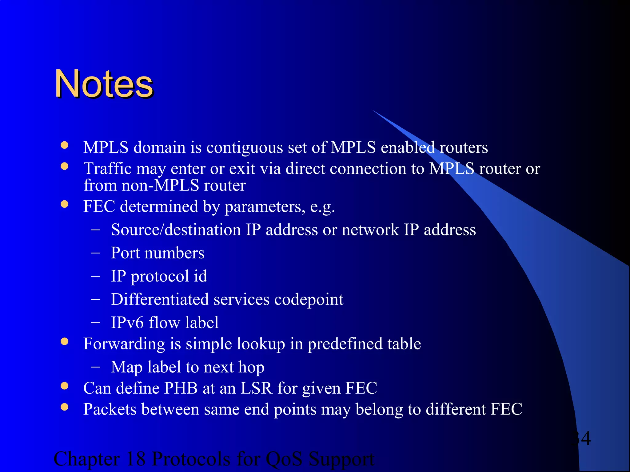 Protocol For Qos Support Chapter 18 Ppt