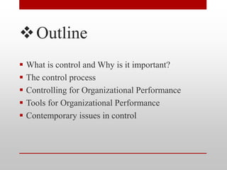 Foundation of Control | PPT