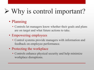 Foundation of Control | PPT