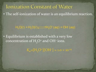 Chapter 18.3 : Equilibria of Acids, Bases, and Salts | PPTX