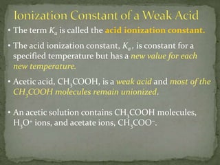 Chapter 18.3 : Equilibria of Acids, Bases, and Salts | PPTX