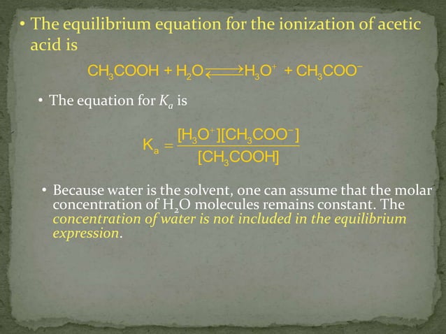 Chapter 18.3 : Equilibria of Acids, Bases, and Salts | PPTX