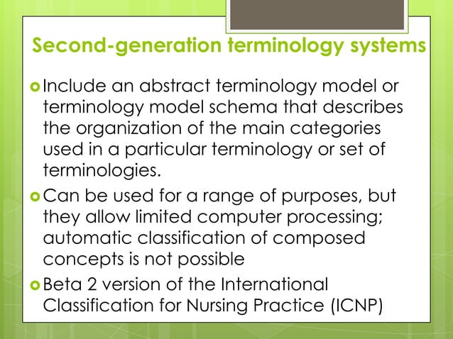 Chapter 18 advanced terminology systems | PPTX | Technology & Computing