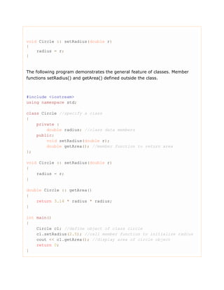 Chapter18 class-and-objects | PDF