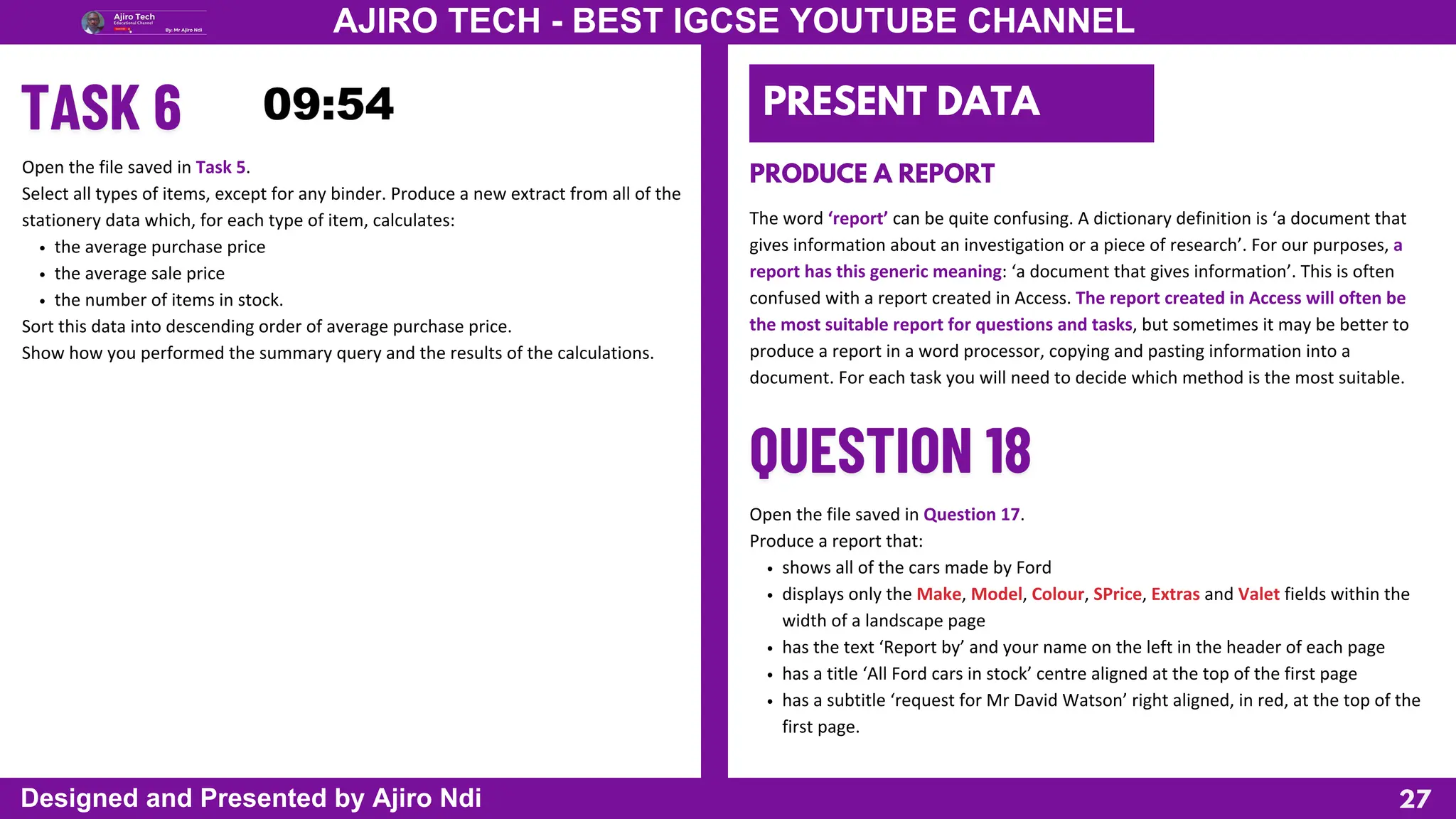 Igcse Ict 0417 0983 Databases Ajiro Tech Pdf