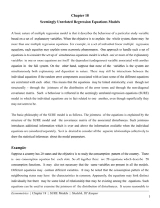 Chapter18 econometrics-sure models | PDF | Physics | Science