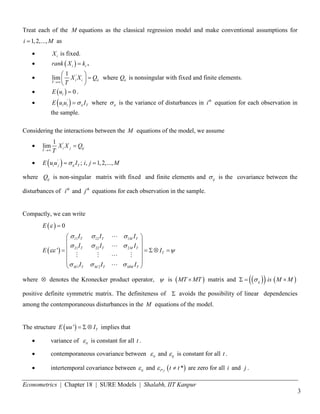 Chapter18 econometrics-sure models | PDF | Physics | Science
