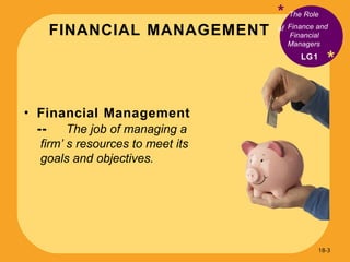 Chapter 18 - Financial Management for university students | PPTX