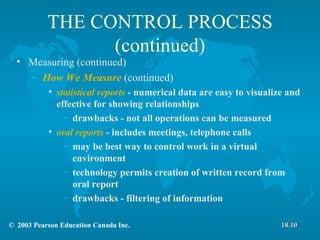 Chapter 18 Foundations Of Control | PPT