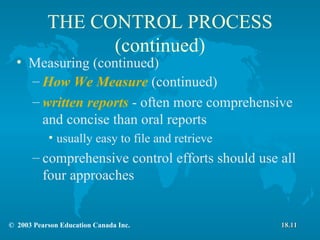 Chapter 18 Foundations Of Control | PPT