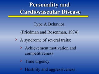 Chapter 18 health and personality | PPT