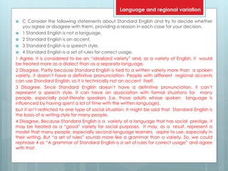 Chapter 18 language and regional variation | PPTX
