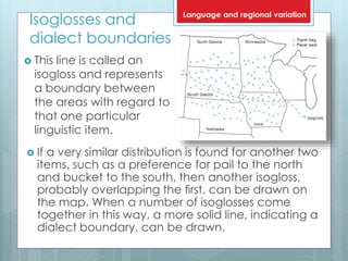 Chapter 18 language and regional variation | PPTX