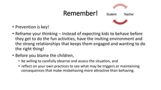 Chapter 18 managing challenging behaviors | PPTX