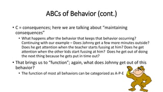 Chapter 18 managing challenging behaviors | PPTX