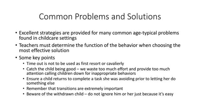 Chapter 18 managing challenging behaviors | PPTX
