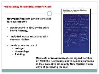 Chapter 18 nouveau realisme and fluxus | PPTX
