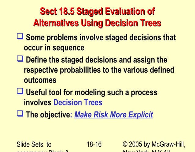 Chapter 18 sensitivity analysis | PPT