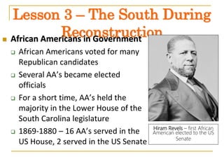 Chapter 18 the reconstruction era | PPTX