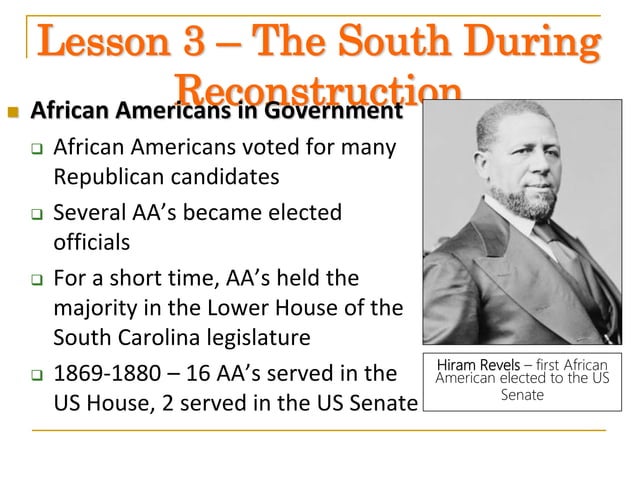 Chapter 18 the reconstruction era | PPTX | Civic affairs | Politics